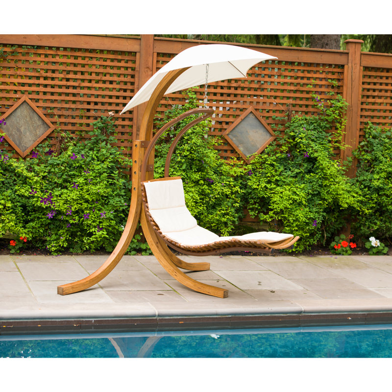 Maglione hanging chaise lounger with stand